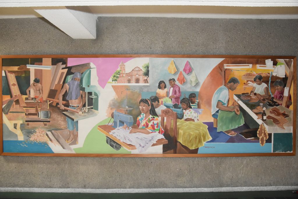 Art inside the UP ISSI | Institute for Small-Scale Industries