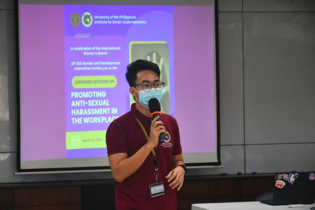 UP ISSI GAD body organizes Learning Session on promoting Anti-Sexual ...
