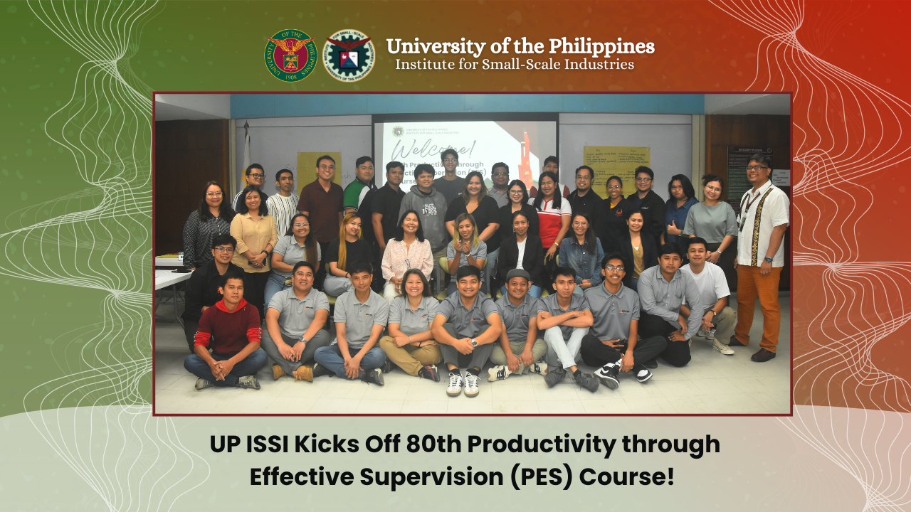 UP ISSI Kicks Off 80th Productivity through Effective Supervision (PES ...