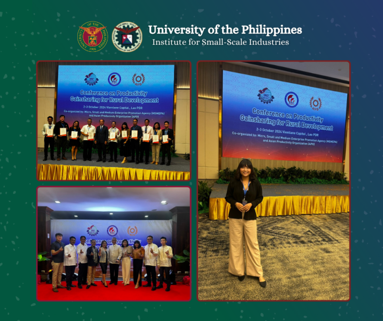 UP ISSI joins APO Conference on Productivity Gainsharing in Lao PDR ...